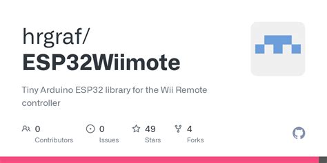 github hrgraf esp32wiimote tiny arduino esp32 library for the wii