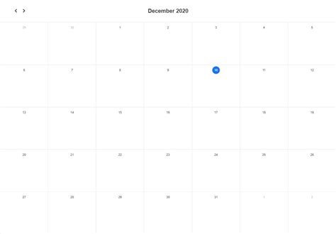 Github Xodewriter Calendar Calendar Build With Vanilla Javascript Css Html