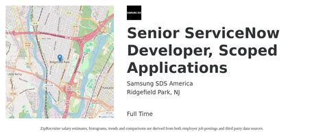 samsung sds america senior servicenow developer scoped applications job