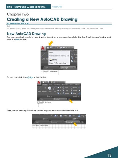 Cadl 3 Creating New Drawing Pdf Computer File Auto Cad