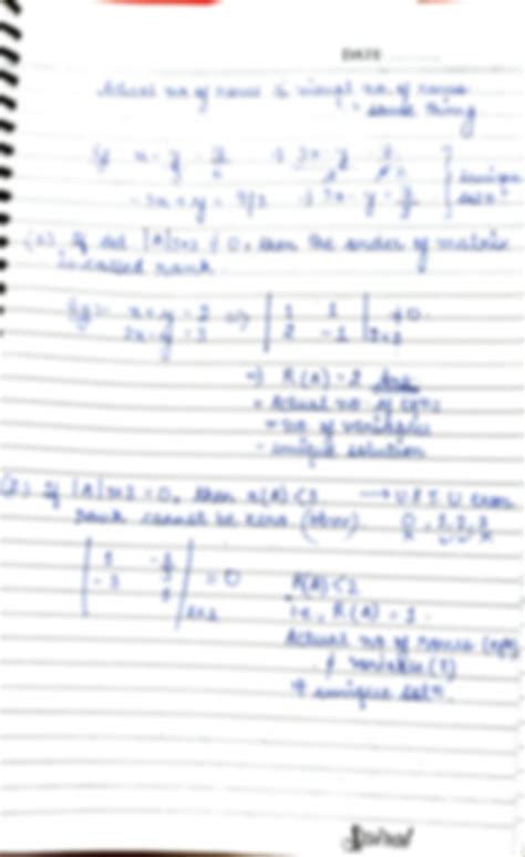 SOLUTION Rank Of A Matrix Calculation Studypool
