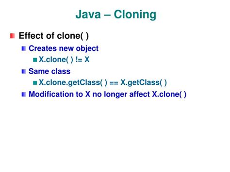 Ppt Java Exceptions Cloning Serialization Powerpoint Presentation