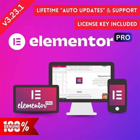 Elementor Pro Wordpress Website Builder Plugin