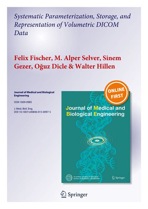 Pdf Systematic Parameterization Storage And Representation Of