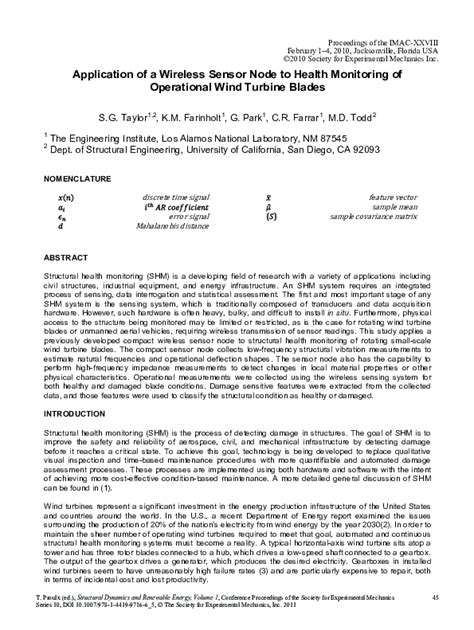 pdf application of a wireless sensor node to health monitoring of