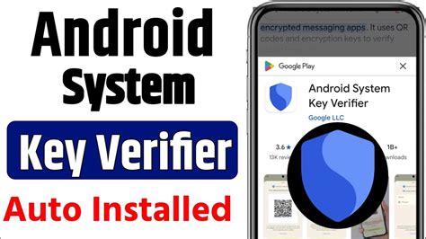 android system key verifier app kya hai what is android system key verifier app in hindi youtube