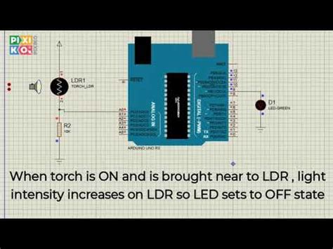 LDR Circuit Lighting LED Using Arduino YouTube
