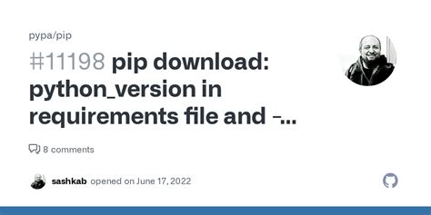 Pip Download Python Version In Requirements File And Python Version Option Does Not Work