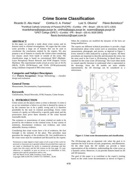 pdf crime scene classification · pdf filecrime scene classification