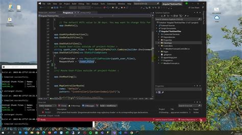 Ok User Files In Aspnet Angular Project In Separate Folder