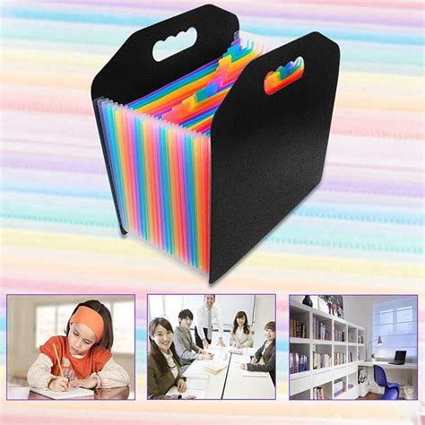 24 Pockets Expanding Files Folder Accordion Portab Grandado