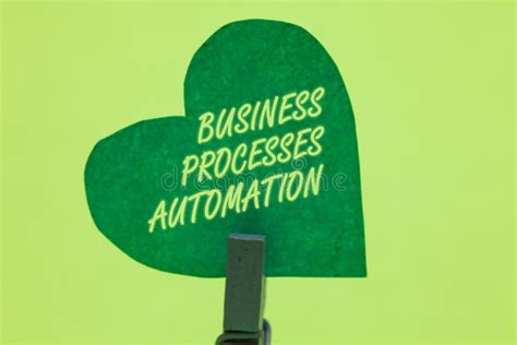 Conceptual Hand Writing Showing Business Processes Automation Business Photo Showcasing