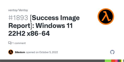 Success Image Report Windows 11 22h2 X86 64 · Issue 1893 · Ventoy