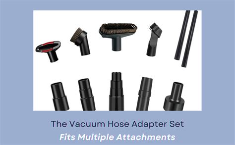 Universal Vacuum Hose Adapter Kit Versatile Adapter 2 12 Inch To 1 1