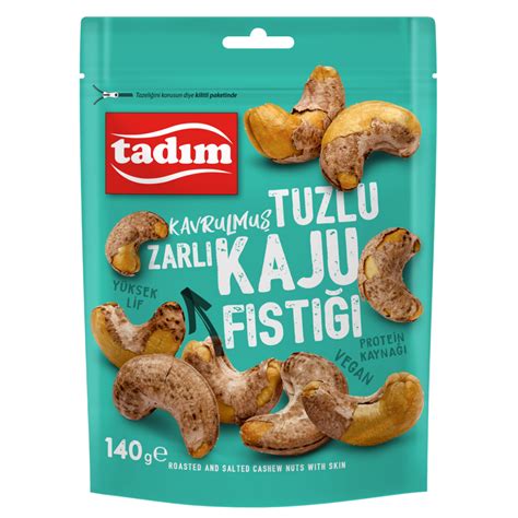 Tadim Zarlı Kaju Fıstığı 140g Özel Beslenme