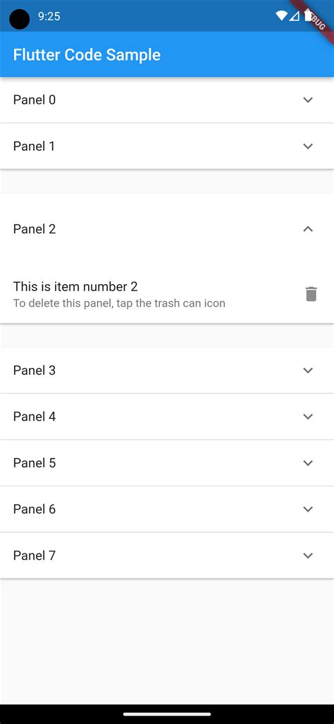 Expansionpanellist Should Allow To Set Materialgap Height · Issue