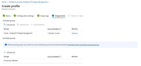 Intune Endpoint Privilege Management
