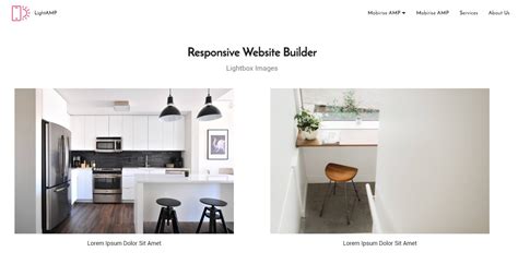 Responsive Website Builder Lightbox Images Mobirise