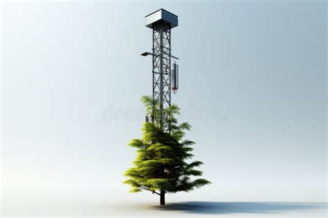 Telecommunication Tower Of 4g And 5g Cellular Base Station Or Base