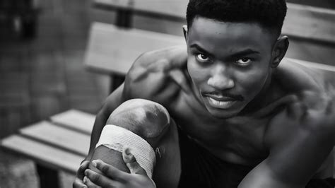 Closeup Of Young Man With Knee Injury Premium Ai Generated Image