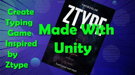 How To Make A Typing Game In Unity Youtube
