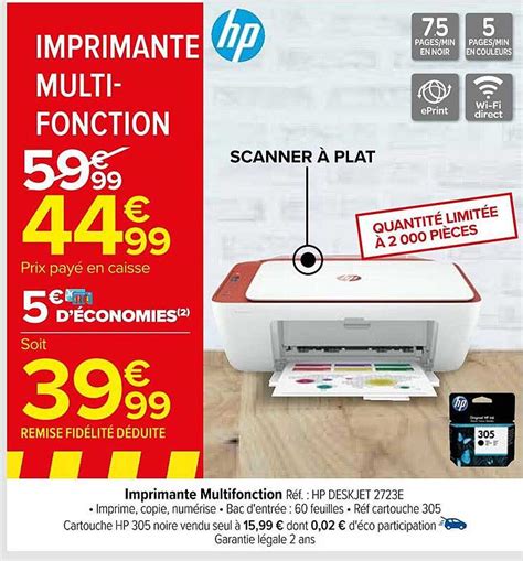 Promo Imprimante Multifonction Hp Chez Carrefour Icatalogue Fr