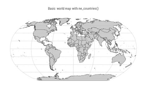Exploring The Package Rnaturalearth In R Visage