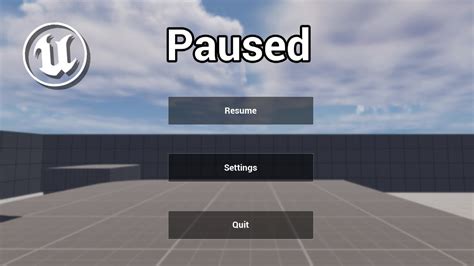 Unreal Engine 5 Tutorial: How to make a Pause Menu! - YouTube