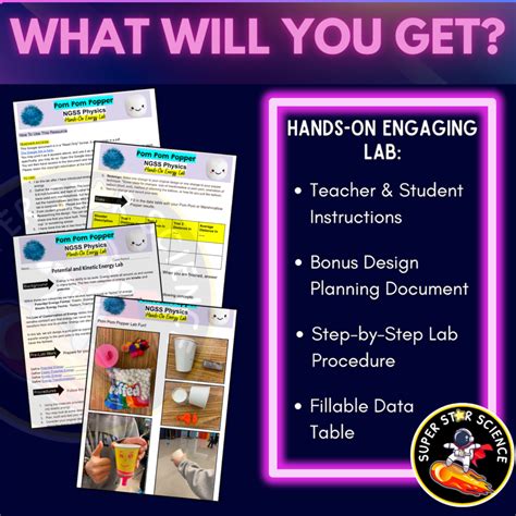 Potential Kinetic Energy Lab Hands On Physics Fun NGSS Activity Made By Teachers