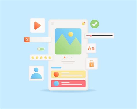 Premium Vector Mobile App Development And Web Design Concept