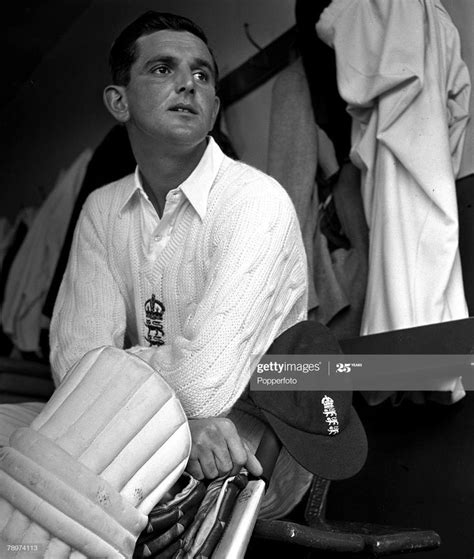 1951 England And Gloucester Cricketer Tom Graveney Is Pictured Cricket World Cricket