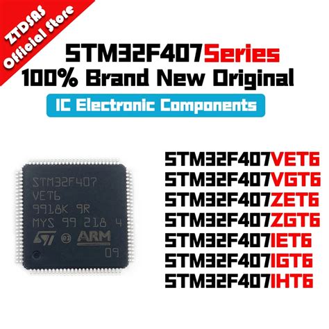 Stm32f407 Stm32f407vet6 Stm32f407zet6 Stm32f407zgt6 Stm32f407igt6 Stm32f407iet6 Stm32f407iht6