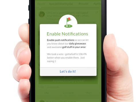 Push Notification Request By Jesse Wallace On Dribbble