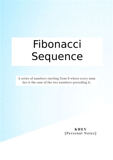 Mathematics In The Modern World Fibonacci Sequence Fibonacci