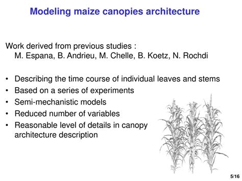 ppt 4d modeling of canopy architecture for improved characterization