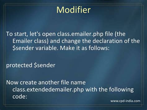 ppt oops concepts in php powerpoint presentation free download