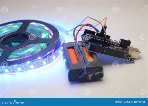 Arduino Uno Board Connected To Micro Servo And Joystick Using Jumper Wires And Breadboard
