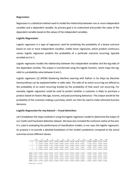 Regression Log Pdf Logistic Regression Regression Analysis