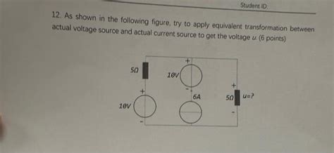 Solved 12 As Shown In The Following Figure Try To Apply