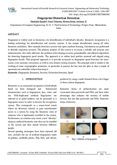 Pdf Fingerprint Distortion Detection