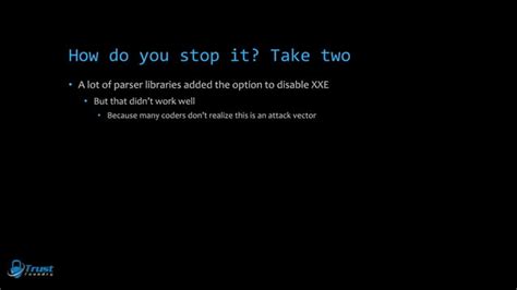 Xml External Entities Xxe Ppt