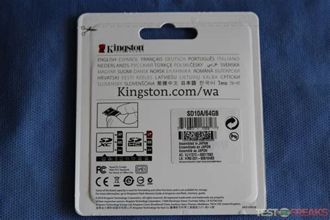 Review of Kingston 64 GB Class 10 SDXC Memory Card | Technogog