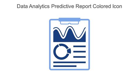 Data Analytics Predictive Report Colored Icon In Powerpoint Pptx Png And Editable Eps Format Ppt