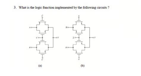 solved 3 what is the logic function implemented by the