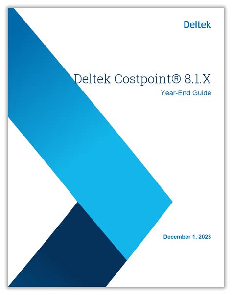 Deltek Year End Guides