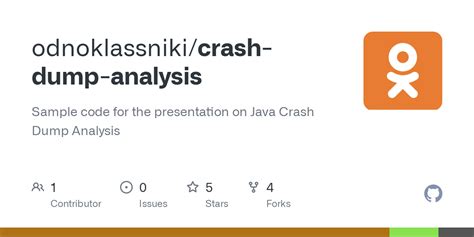 Github Odnoklassnikicrash Dump Analysis Sample Code For The