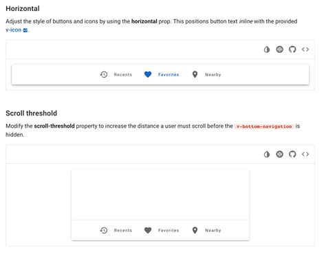 Documentation Active Button Is Invisible In Bottom Nav Example Issue Vuetifyjs