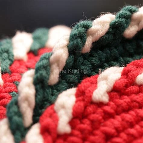 크리스마스 티코스터 Pattern And Tutorial Knitting