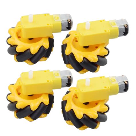 60mm Mecanum Wiel Robot Met 4 Stuks Tt Motor Voor Vicedeal