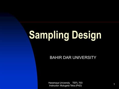 Ppt 7 Samplingppt Sampling An Dsampling Techniques Ppt